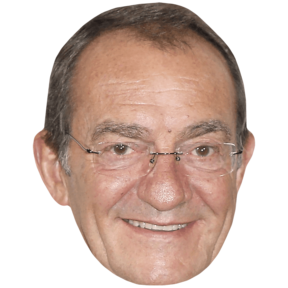 Jean-Pierre Pernaut (Smile) Celebrity Mask, Flat Card Face, Fancy Dress ...