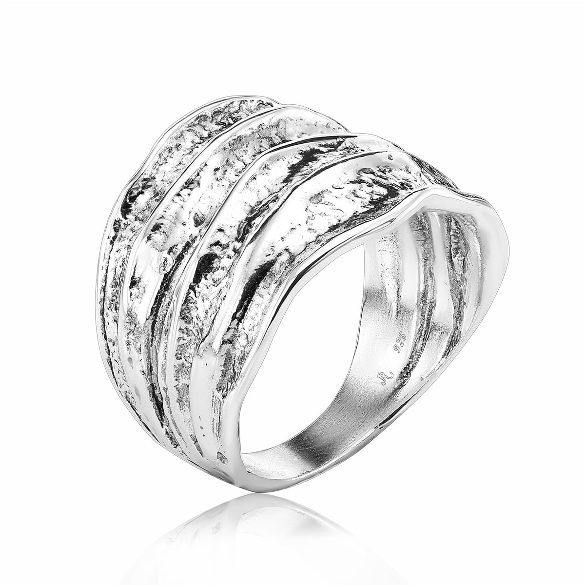 Jean Rachel Jewelry 925 Sterling Silver Spinner Ring For Women and Men ...