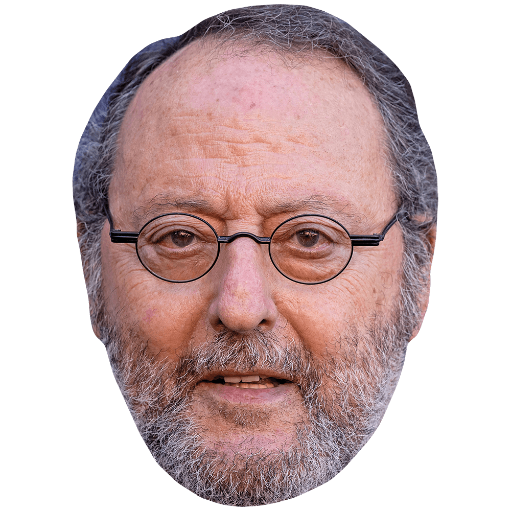 Jean Reno (Glasses) Big Head. Larger than life mask. - Walmart.com