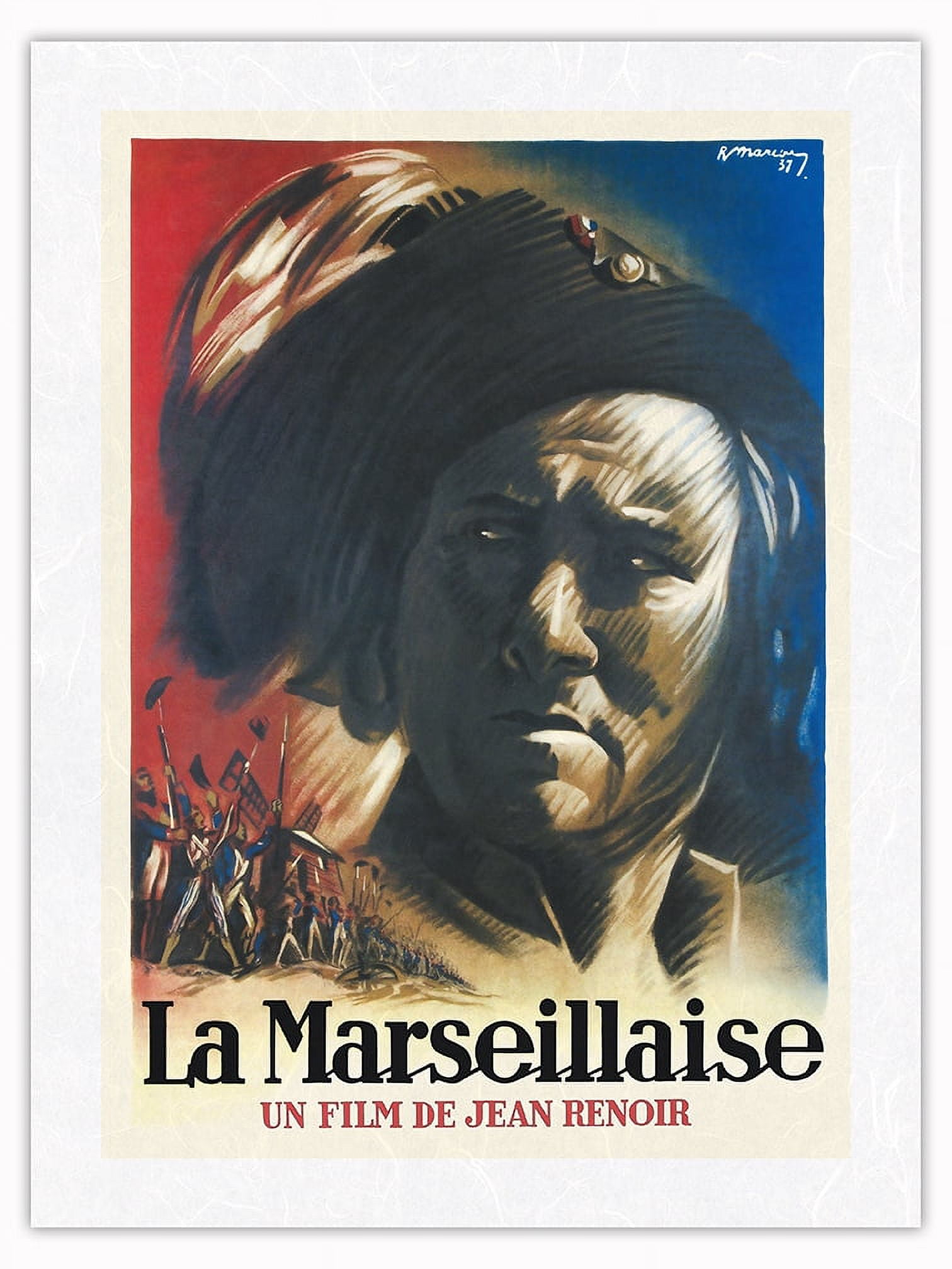 Jean Renoir’s La Marseillaise - Vintage French Film Movie Poster by ...