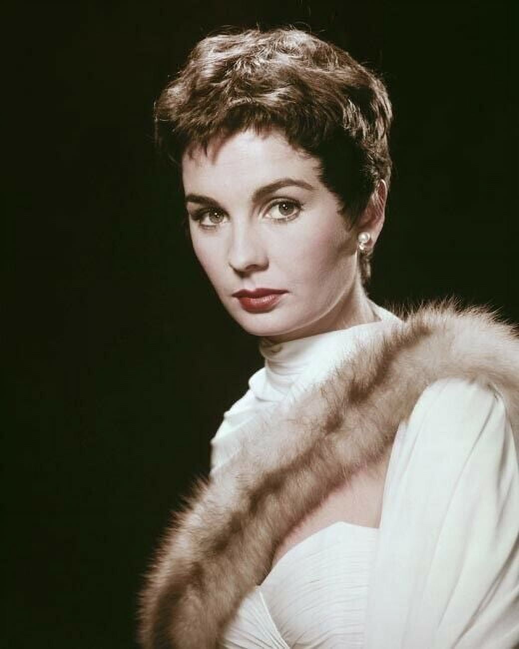 Jean Simmons beautiful studio glamour porrait in white dress 11x17 inch ...