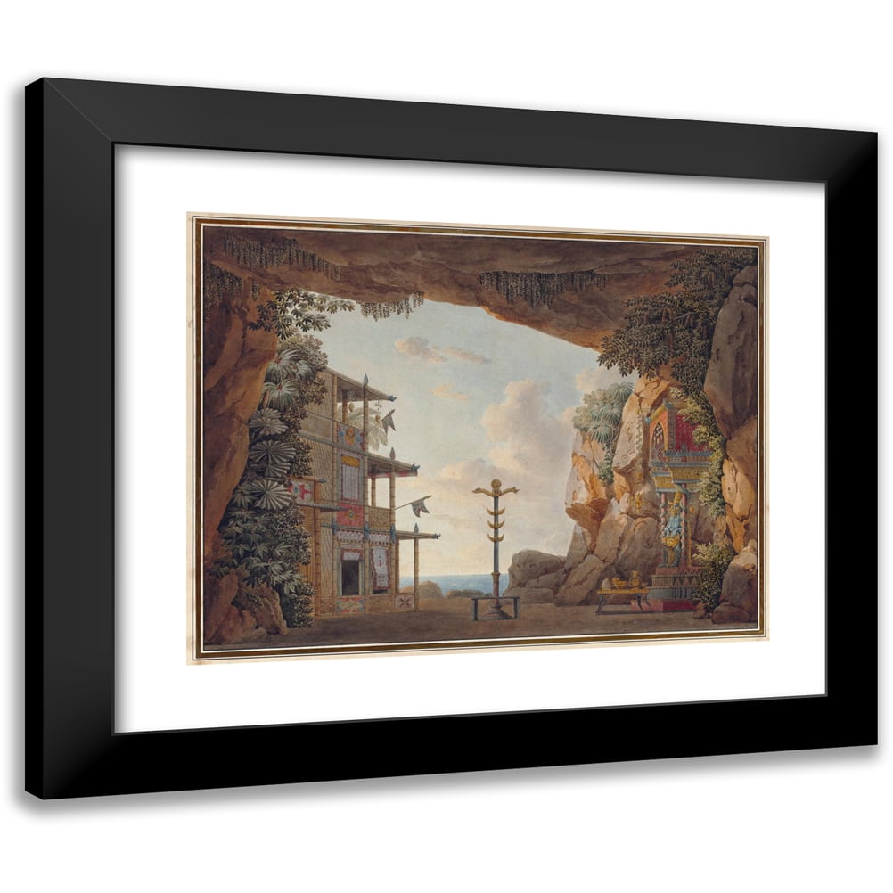 Jean Thomas Thibault 14x12 Black Modern Framed Museum Art Print Titled ...