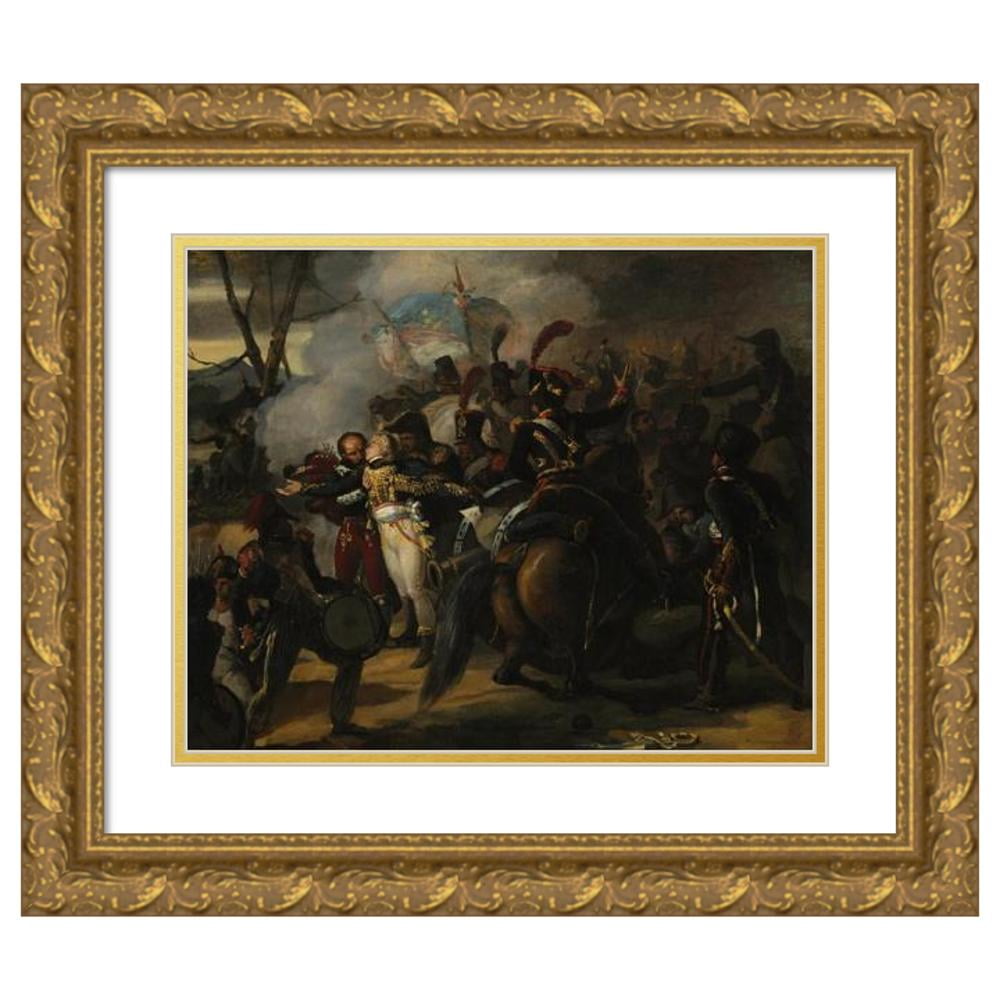 Jean-Victor Schnetz 14x12 Gold Ornate Wood Frame and Double Matted ...