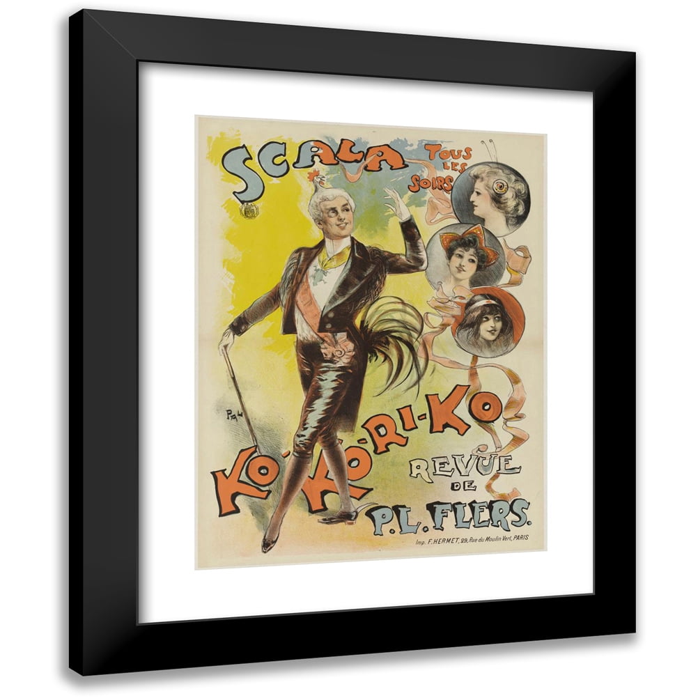 Jean de Paleologue 15x18 Black Modern Framed Museum Art Print Titled - Scala Every Evening Ko-Ko ...