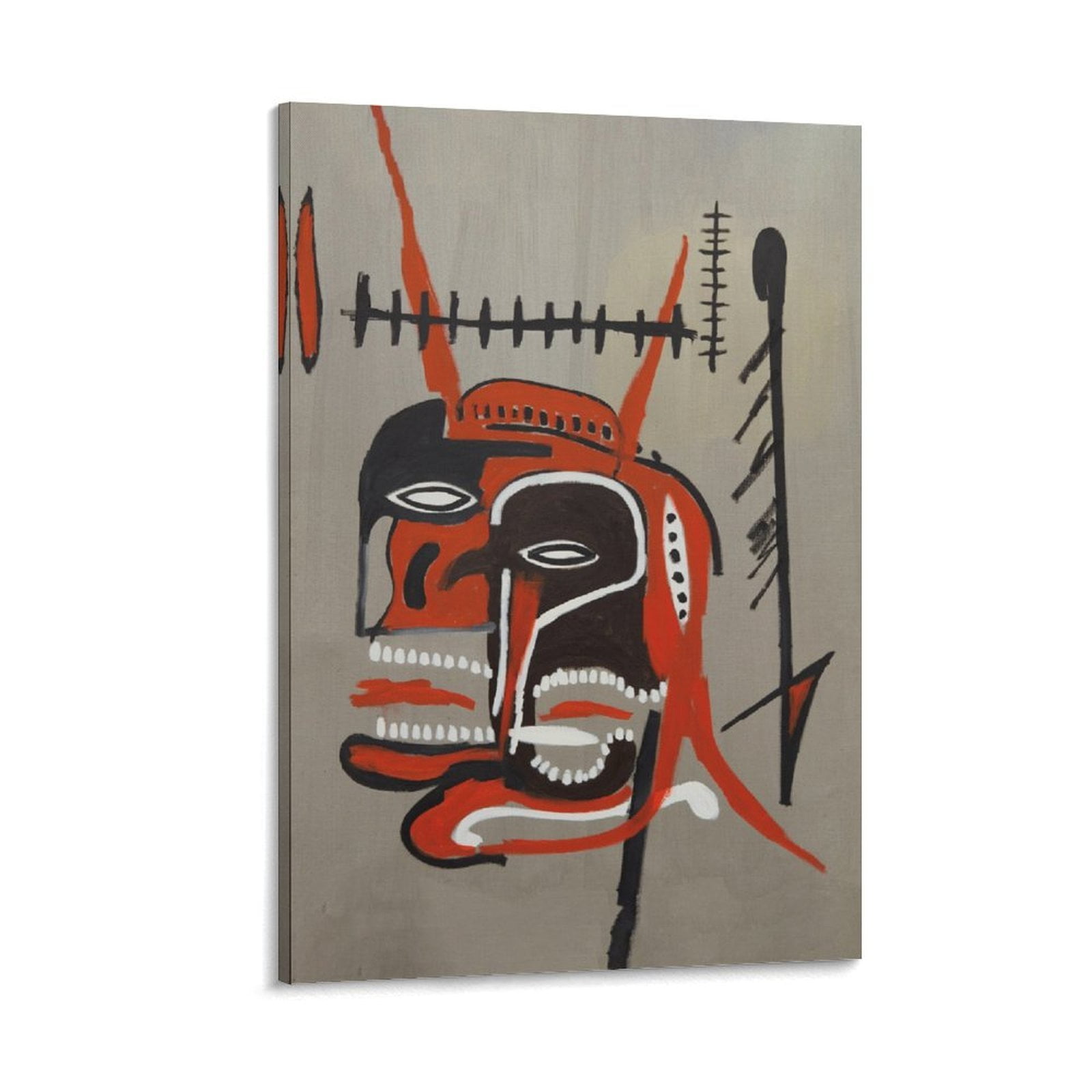 Jean-michel Basquiat,《Devil's Head》,1987 American Artist, Neo-Expressionism, Graffiti, Street ...