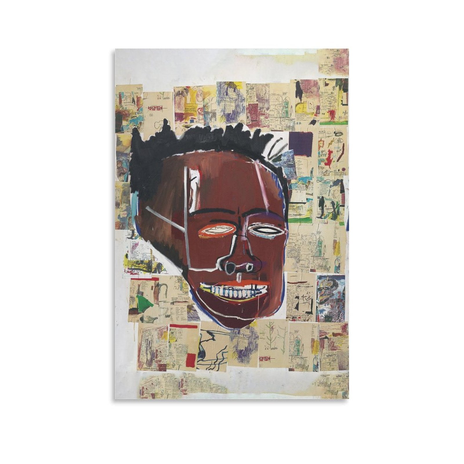 Jean-michel Basquiat,《Elaine Signed》,1986 American Artist, Neo-Expressionism, Graffiti, Street ...