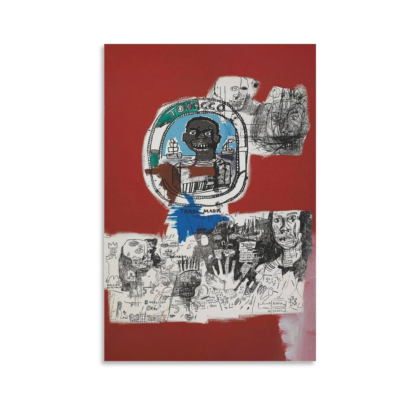 Jean-michel Basquiat,《Executed 》,1984 American Artist, Neo ...