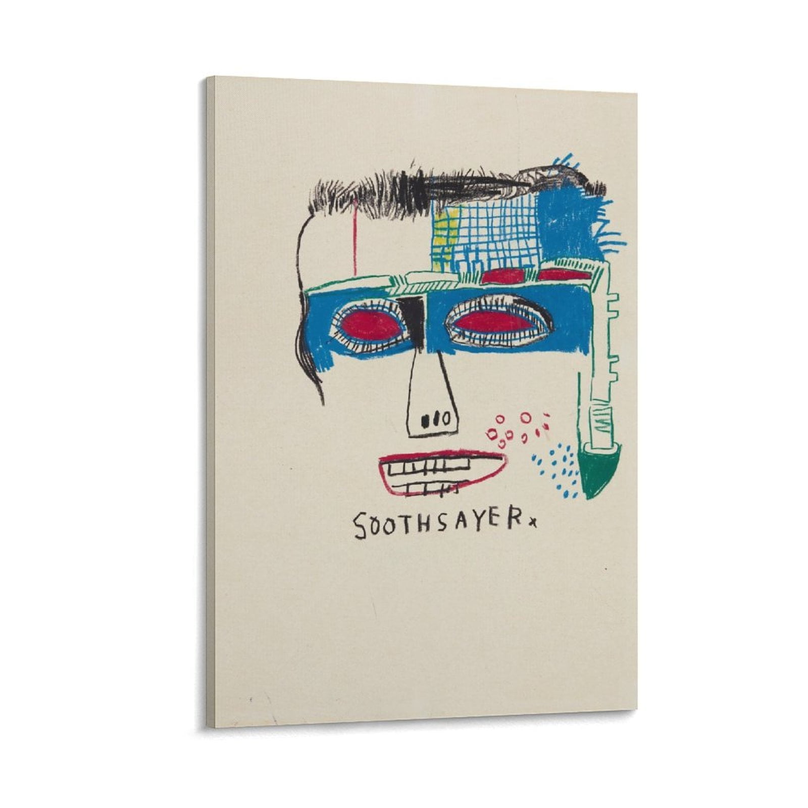 Jean-michel Basquiat,《SOOTHSAYER 》,1983 American Artist, Neo-Expressionism, Graffiti, Street Art ...