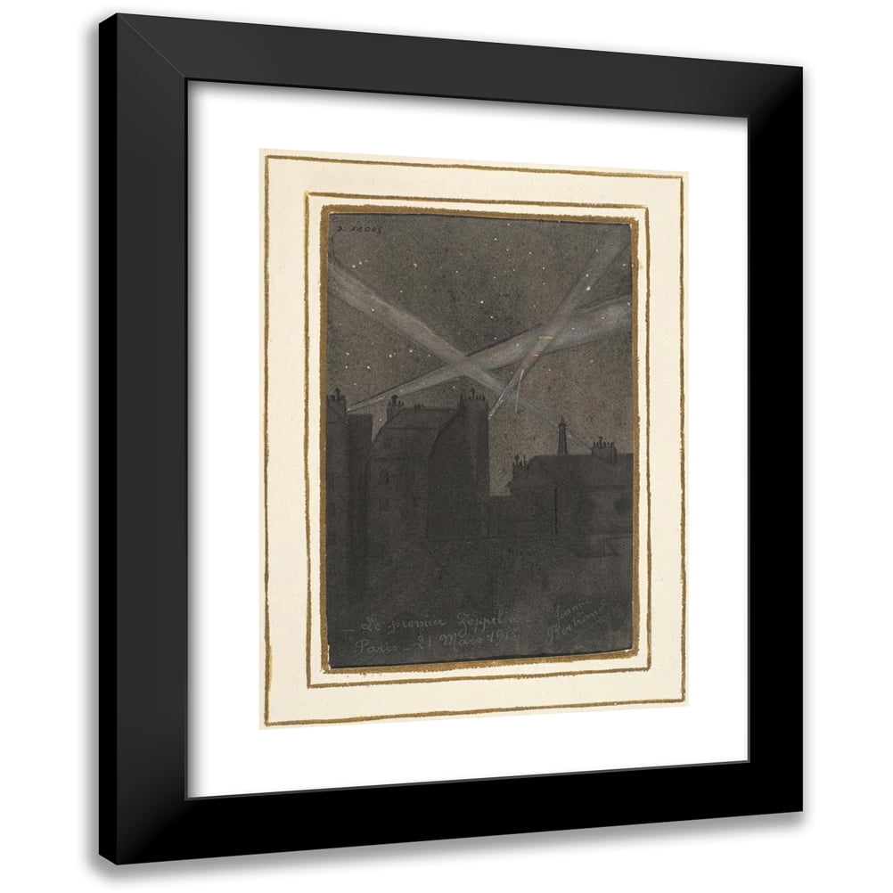 Jeanne Bertrand 14x18 Black Modern Framed Museum Art Print Titled - The ...