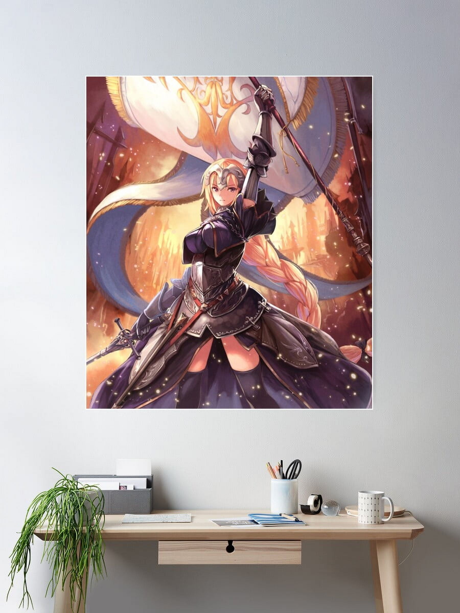 Jeanne D'Arc Poster Wall Art, Modern Wall Decor For Living Room Bedroom ...