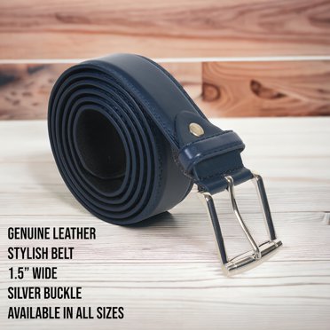 CTM Leather Link Belt (Men) - Walmart.com