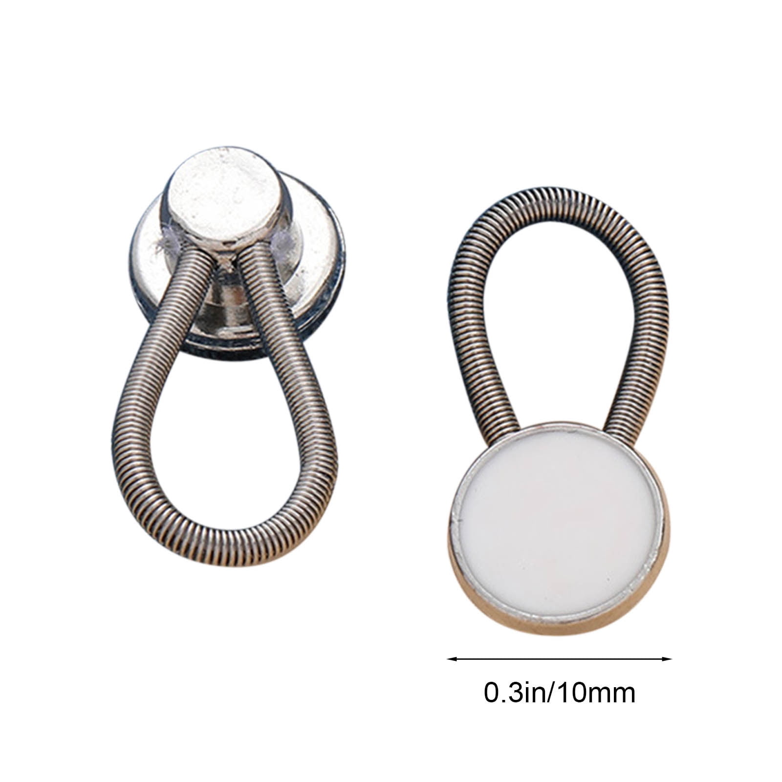 Jeans Button Extender, Flexible Adjustable Elastic Waist Extender, 6 ...