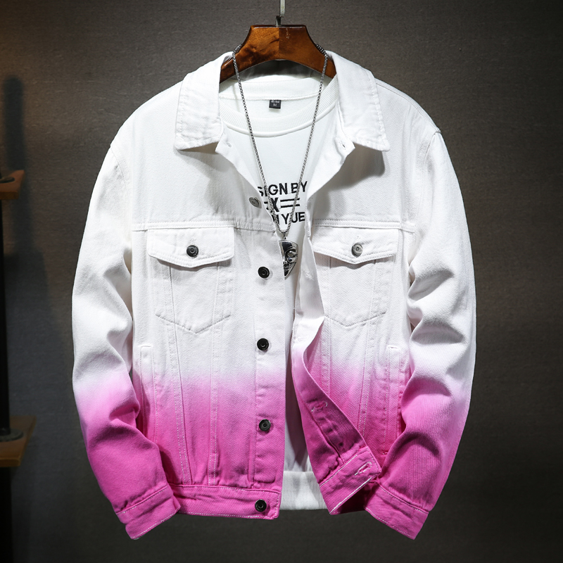 Jeans Coats Jacket Men‘s Korean Style Spring and Autumn Denim Jacket ...