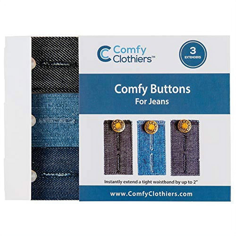 Comfy Clothiers - Waist Adjustable Pants Extenders for Jeans & Denim ...