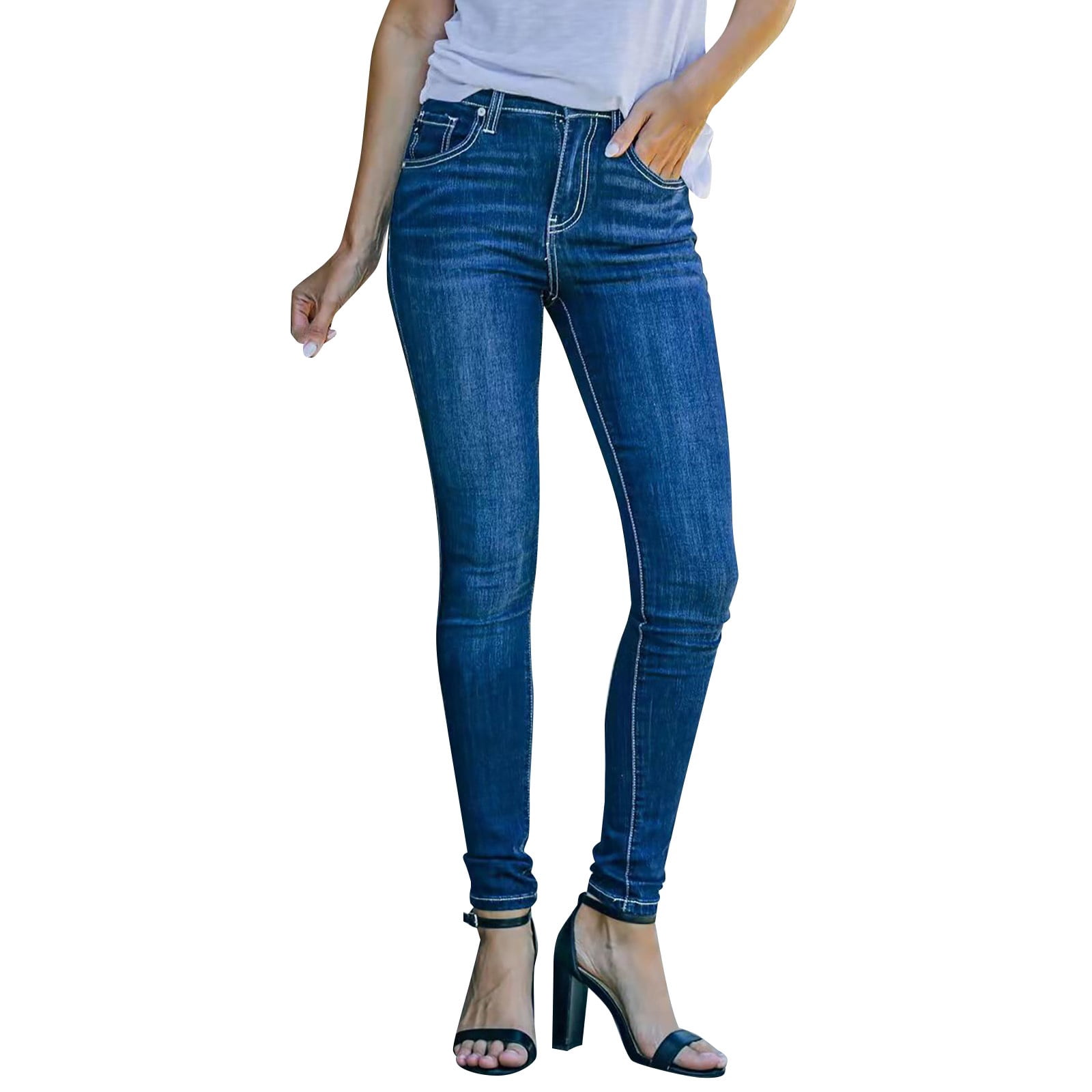 Jeans Elastic Slim Women Jeans And Exquisite Design Denim Look Leggings ...