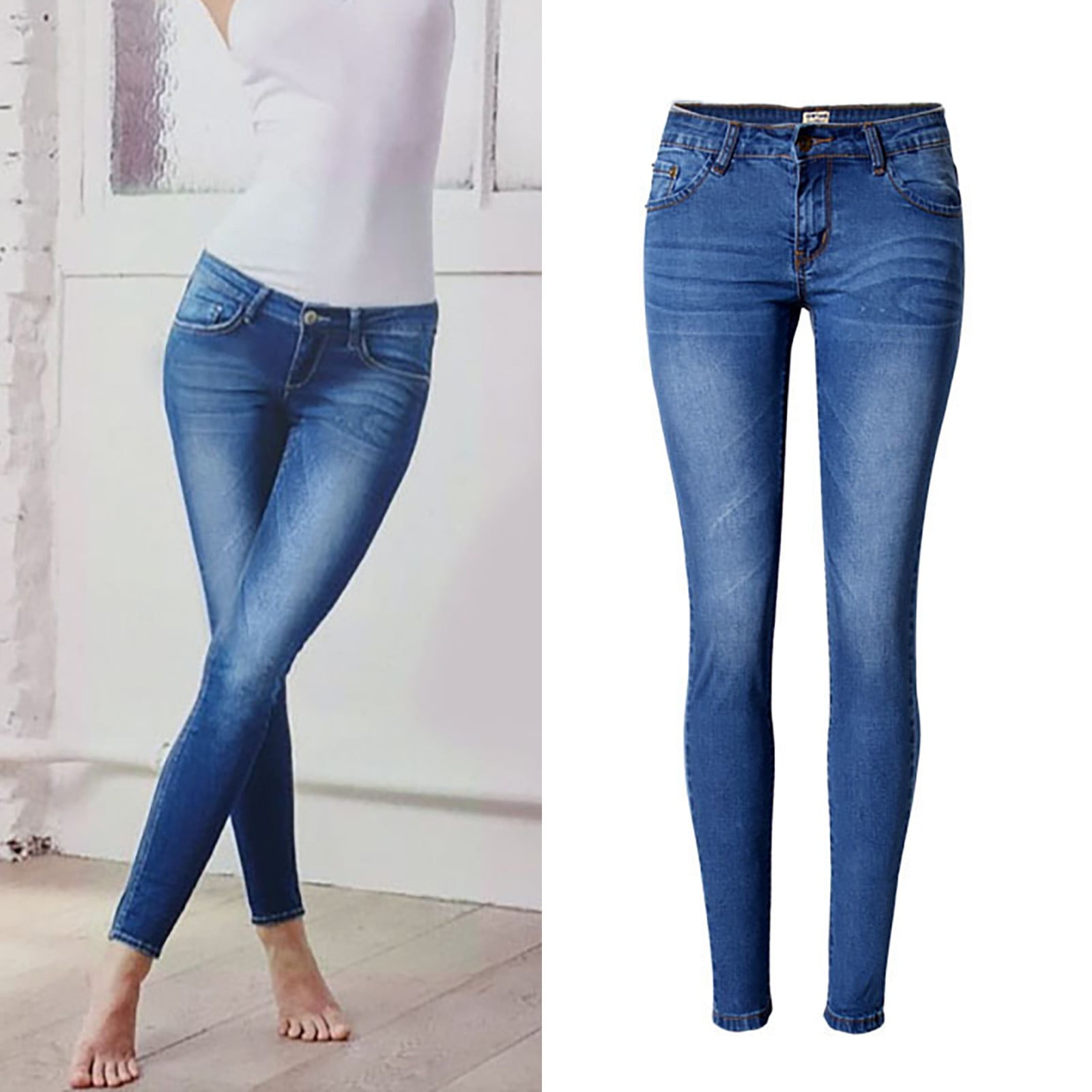 Jeans Elastic Slim Women Jeans And Exquisite Design plus Size Women ...
