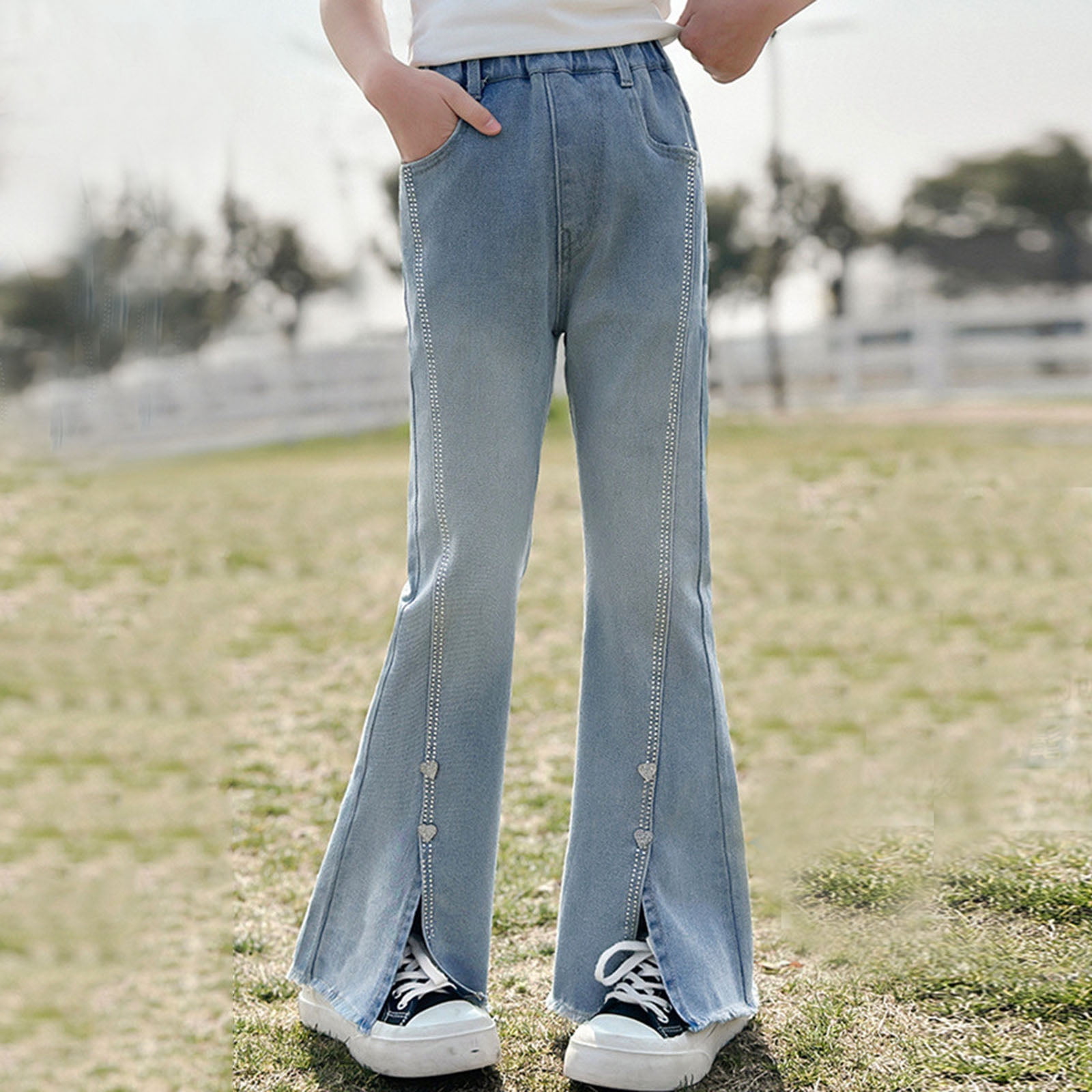 Jeans For Teen Girls Y2K Girls Jeans Girls 14-16 Clothes Girl's Love ...