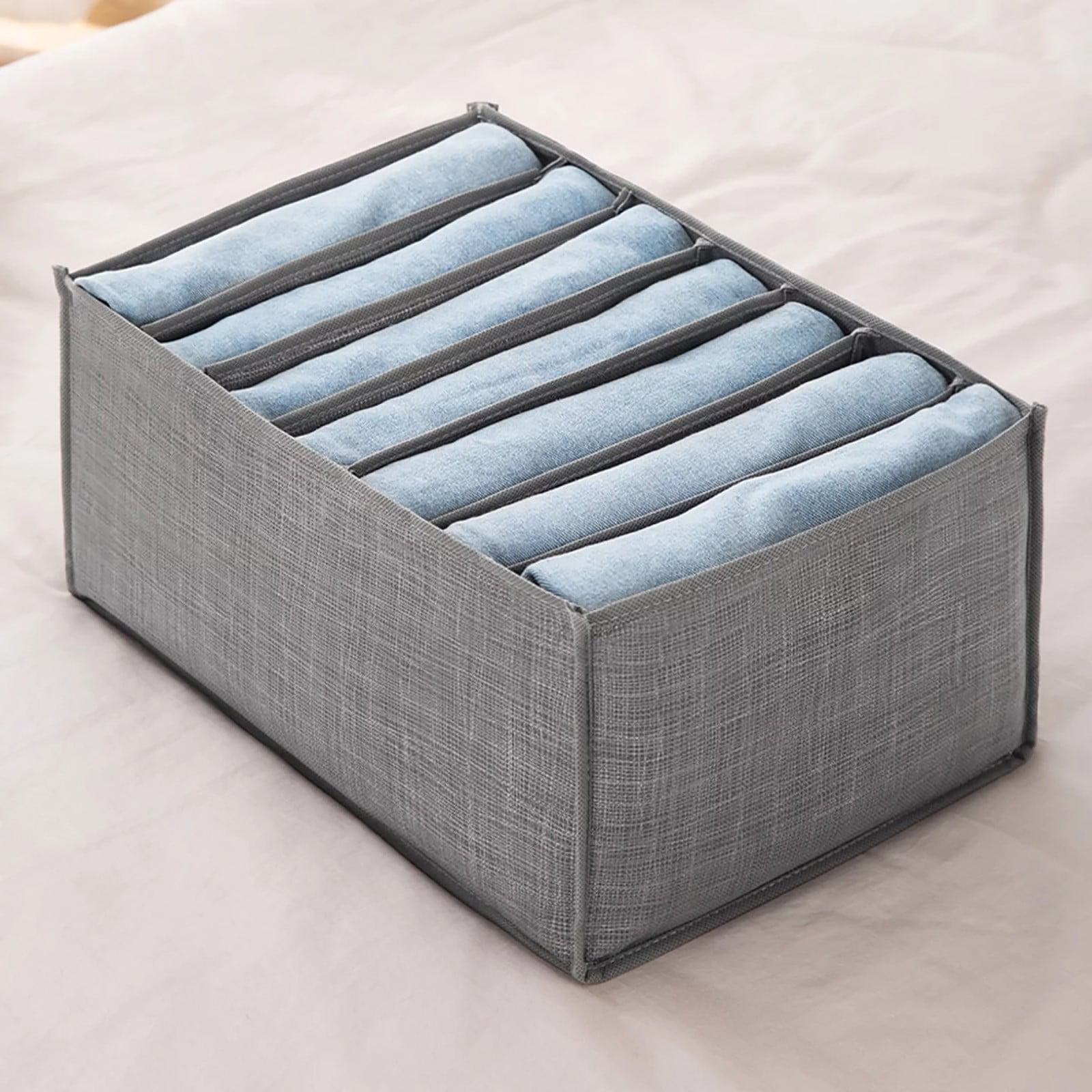 Jeans Storage Box Non Woven Fabric Clothes Drawer Organizer Visible ...