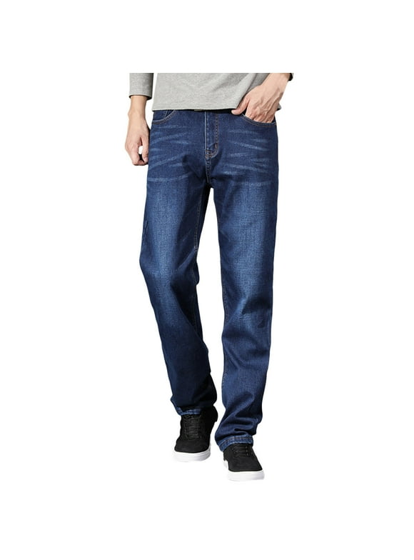 Fleece Lined Jeans Men