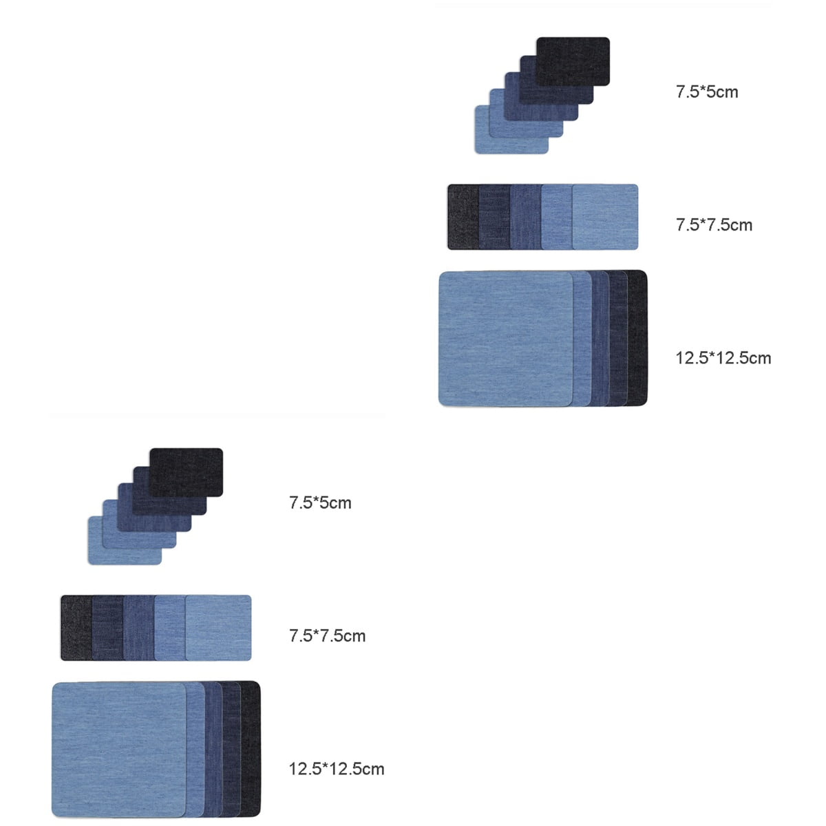 Jeans for Women Bootcut Applique Patches 30 Pcs Banner Cutting Cloth ...