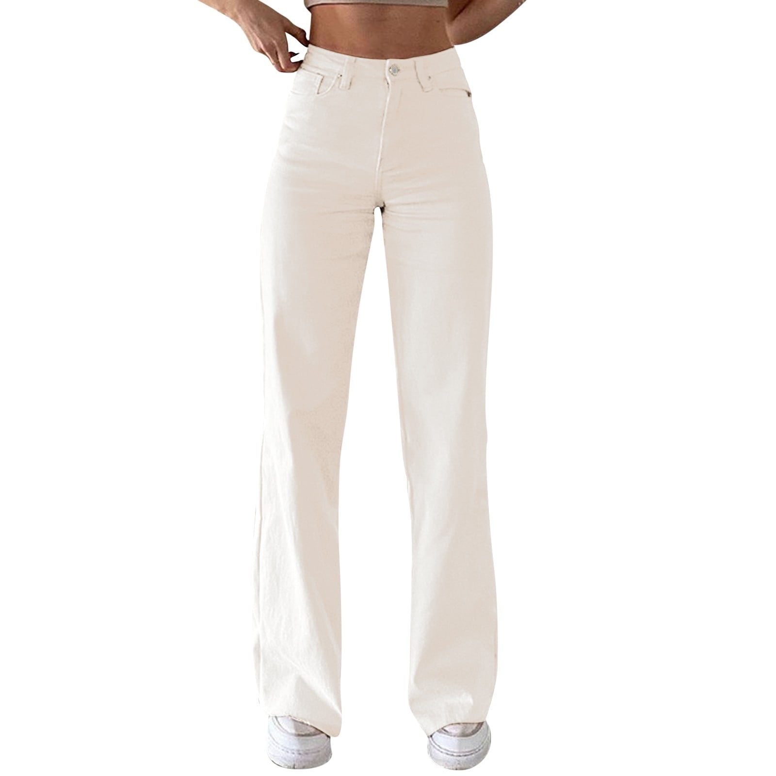 Jeans for Women, Sagging Loose Slim Waist Straight - Walmart.com