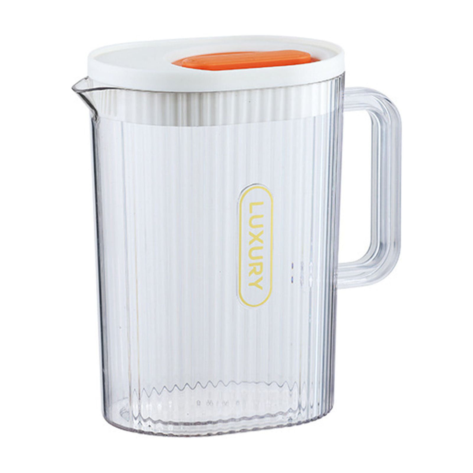 JeashCHAT 2L Pitcher Clearance, Plastic Water Pitcher with Lid and ...