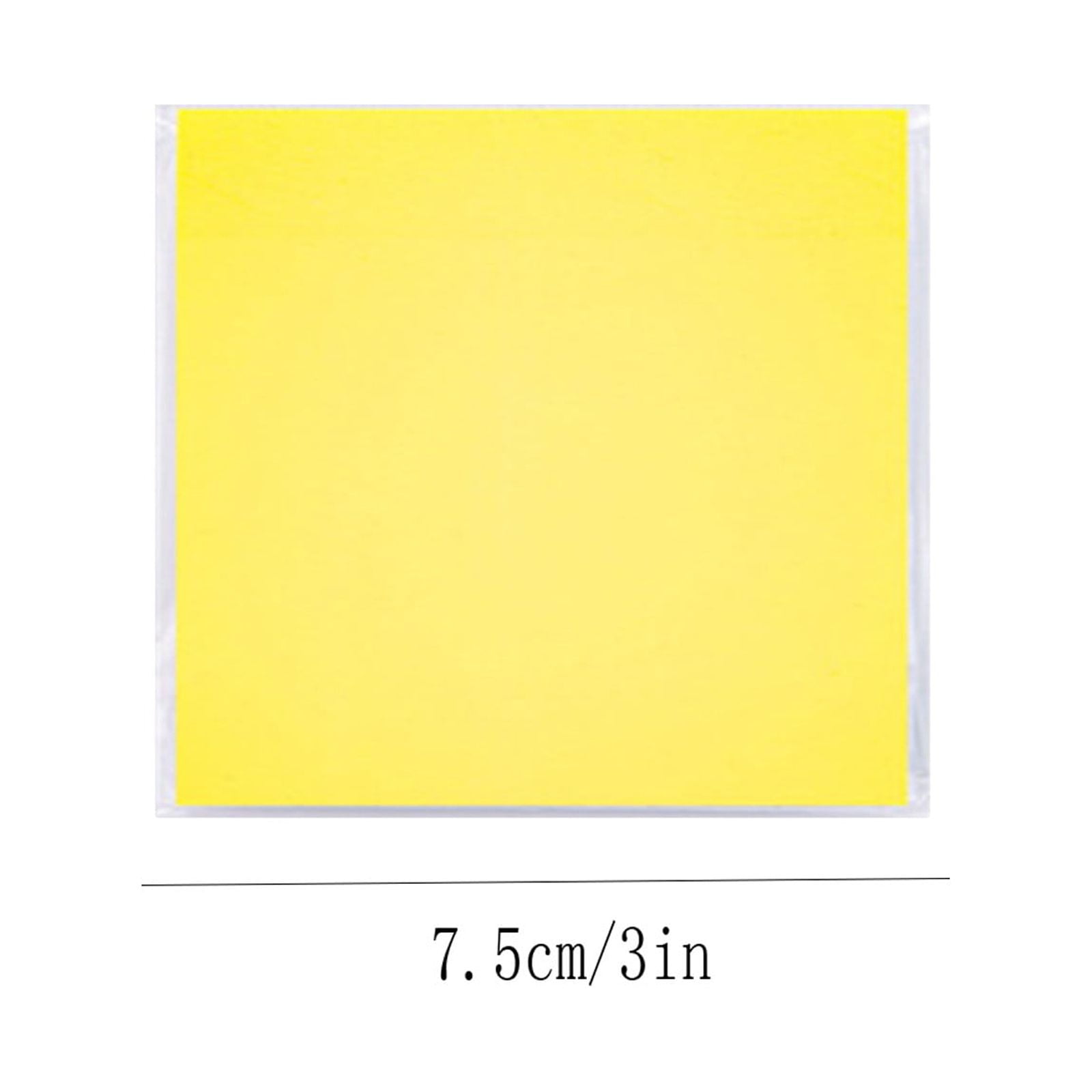 JeashCHAT 50 Sheets Transparent Sticky Notes 3 x 3 Inch Bright Colors ...