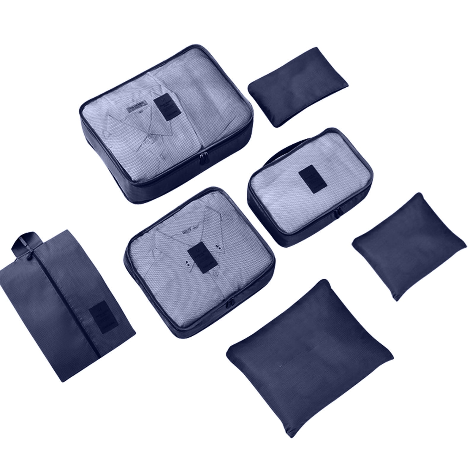 JeashCHAT 7-piece Set Packing Cubes , Packing Cubes for Suitcases ...