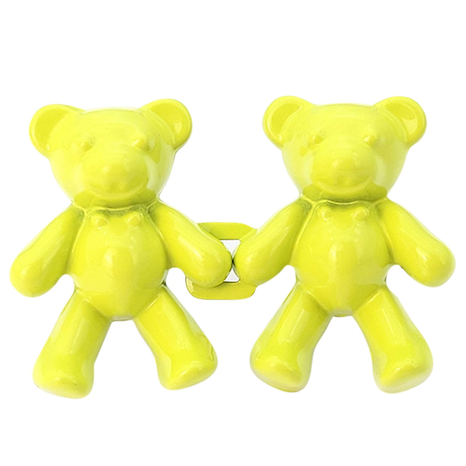 JeashCHAT Button Pins for Jeans Pants, Cute Bear No-Sew Jean Buttons ...