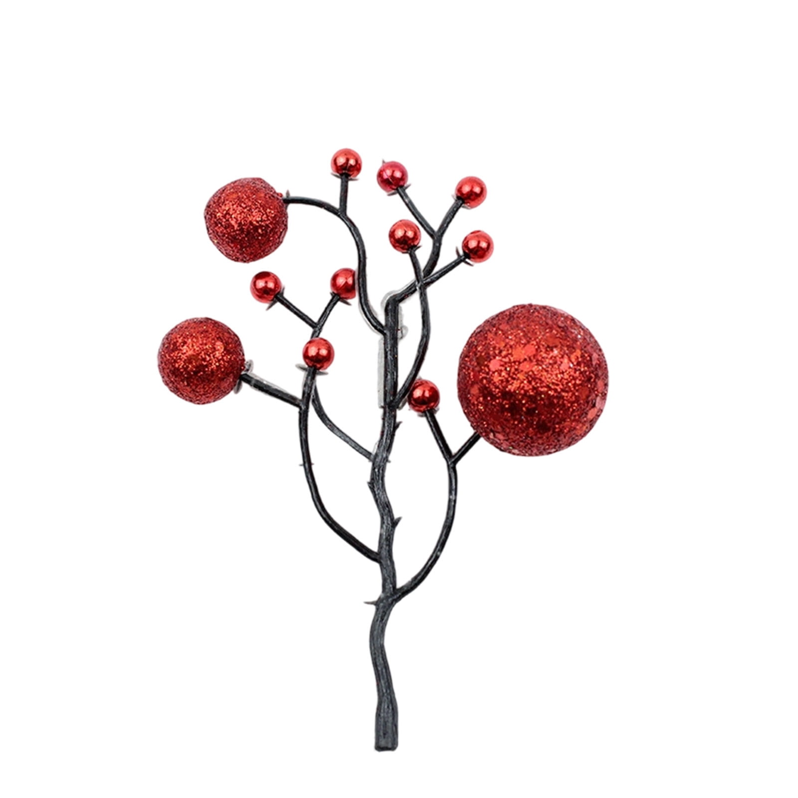 JeashCHAT Christmas Artificial Berry Picks, 4.72 Inch Foam Berries ...