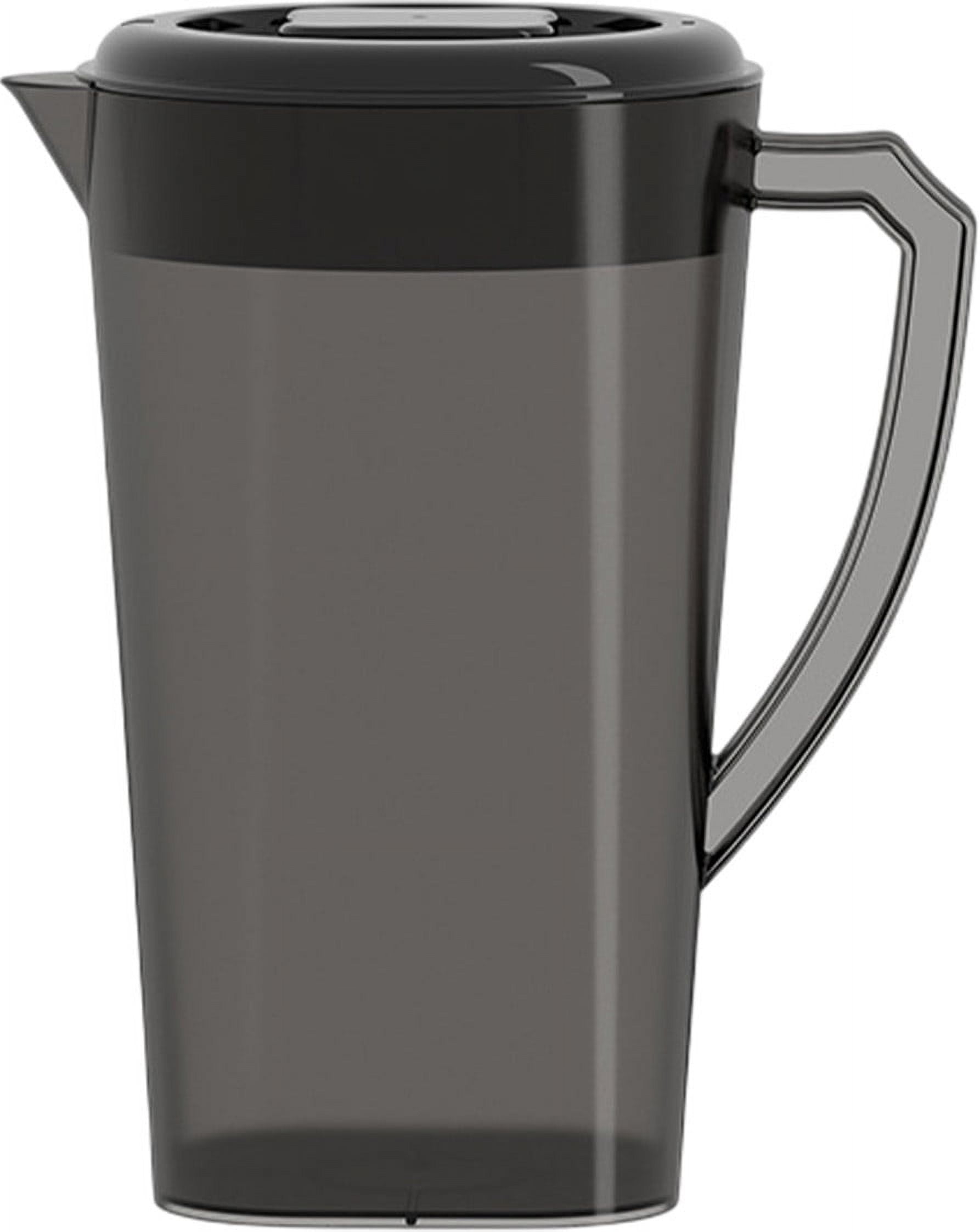 JeashCHAT Clear Plastic Pitcher with Lid and Spout, 3L Cold Water ...