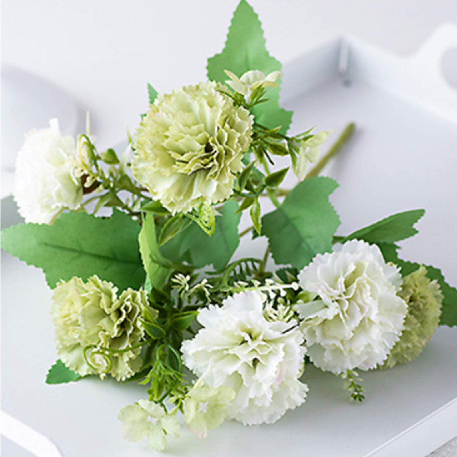 JeashCHAT Clearance Artificial Carnation Flowers Bouquet Silk Flowers ...