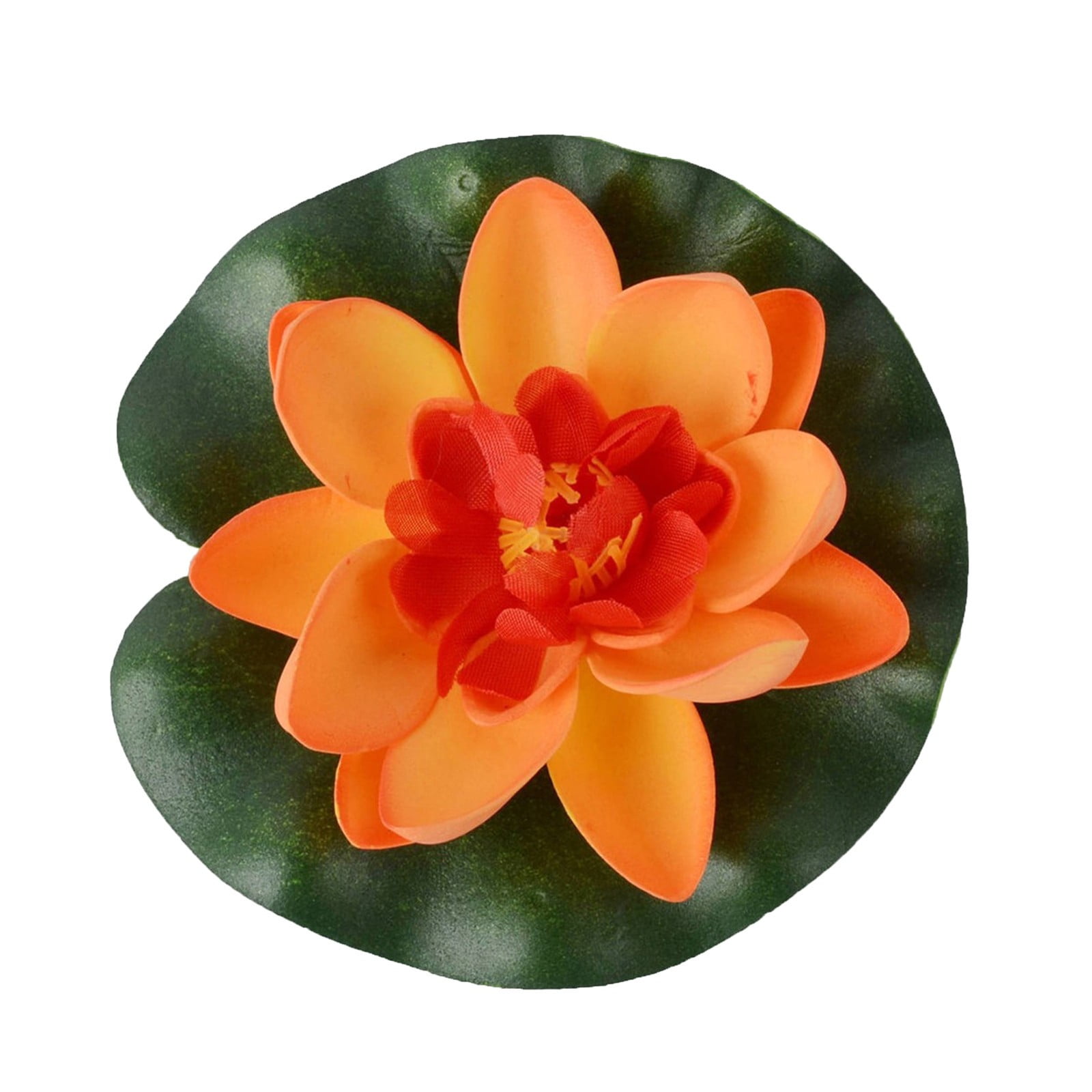 Artificial Floating Foam Lotus Flowers with Water Lily Pad, Realistic ...