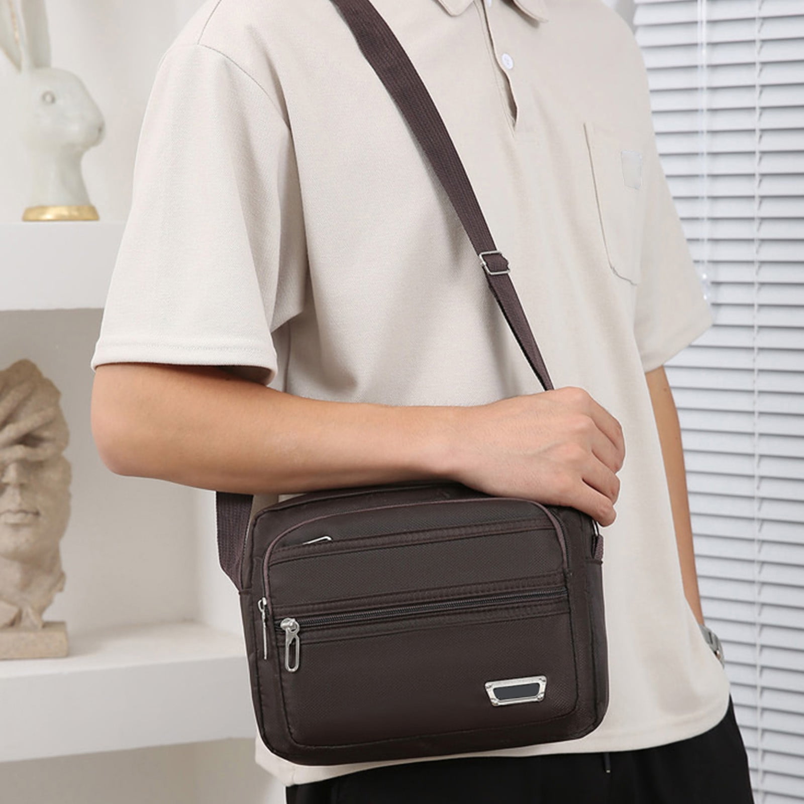 JeashCHAT Crossbody Bag for Men, Trendy Casual Crossbody Purse ...