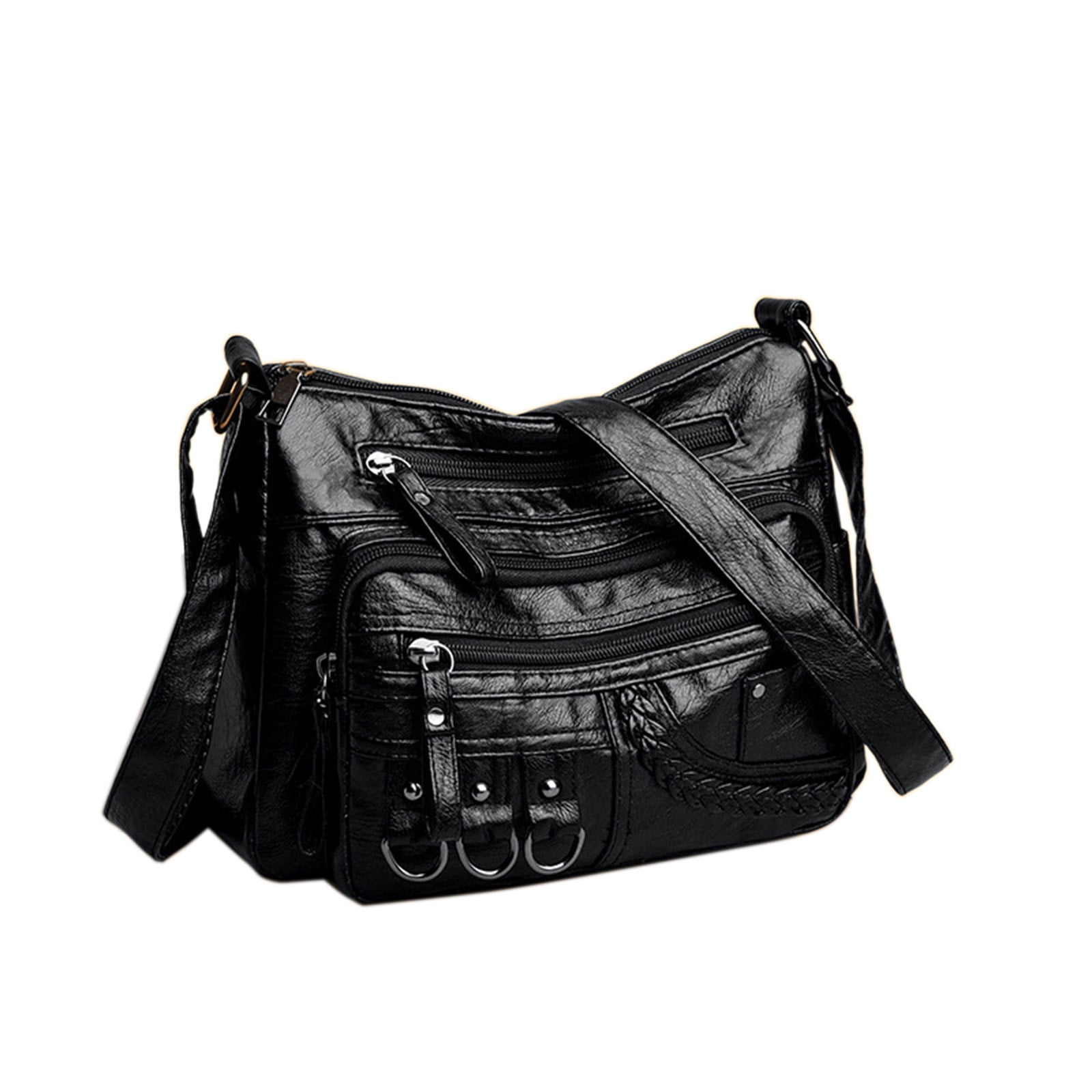 JeashCHAT Crossbody Bags for Women Vintage Soft Leather Purses and ...