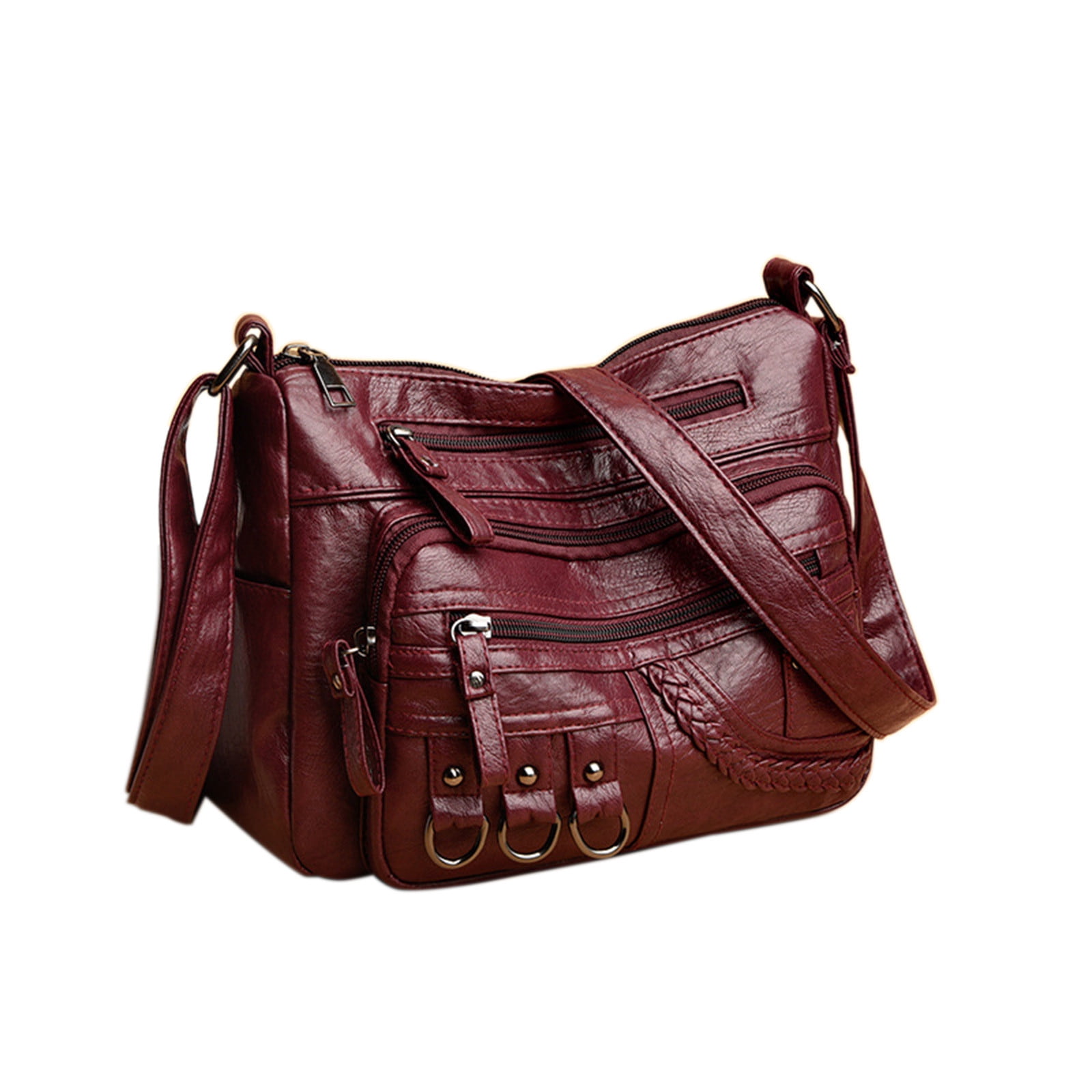 JeashCHAT Crossbody Bags for Women Vintage Soft Leather Purses and ...