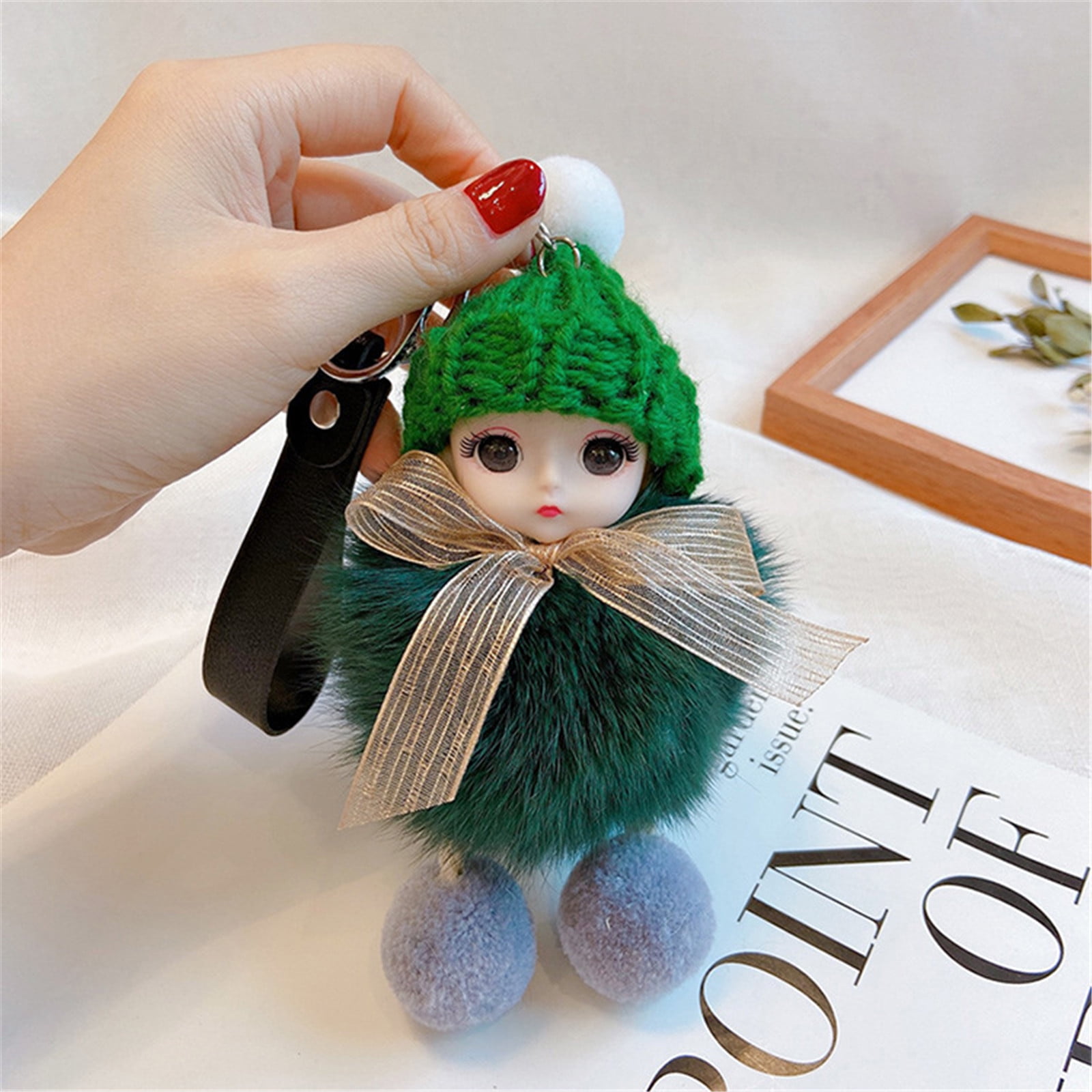 JeashCHAT Cute Baby Keychain - Cute Classic Purse Accessory with ...