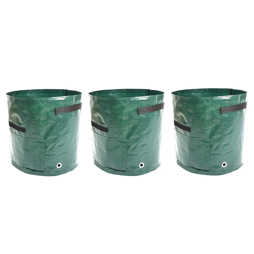 JeashCHAT DIY Potato Planter PE Cloth 3Pcs Planting Container Bag ...