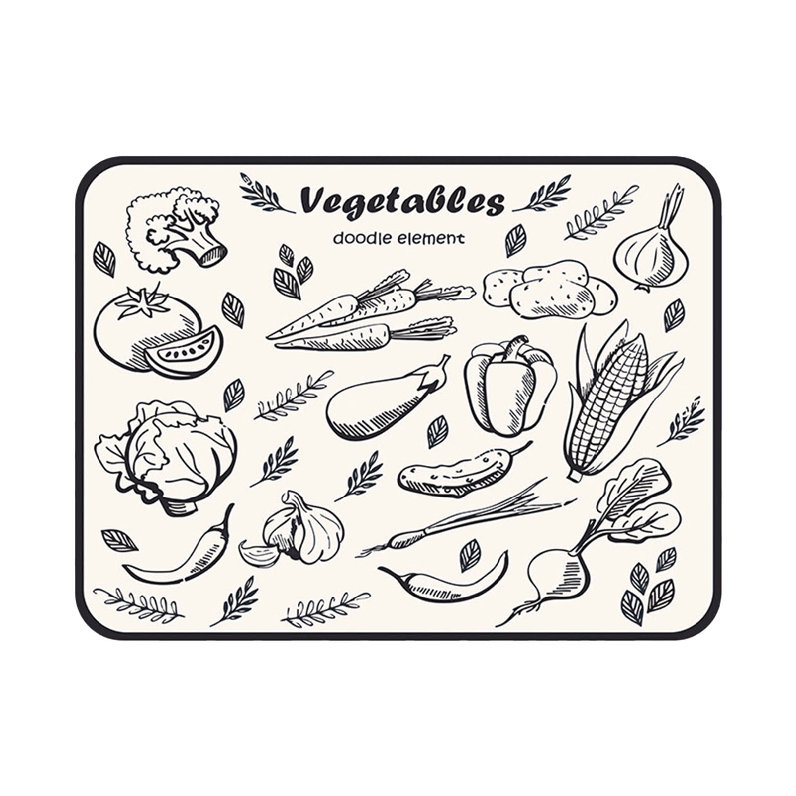 JeashCHAT Dish Drying Mat , 15.7x11.8 Inch Dish Drying Mat for Kitchen ...