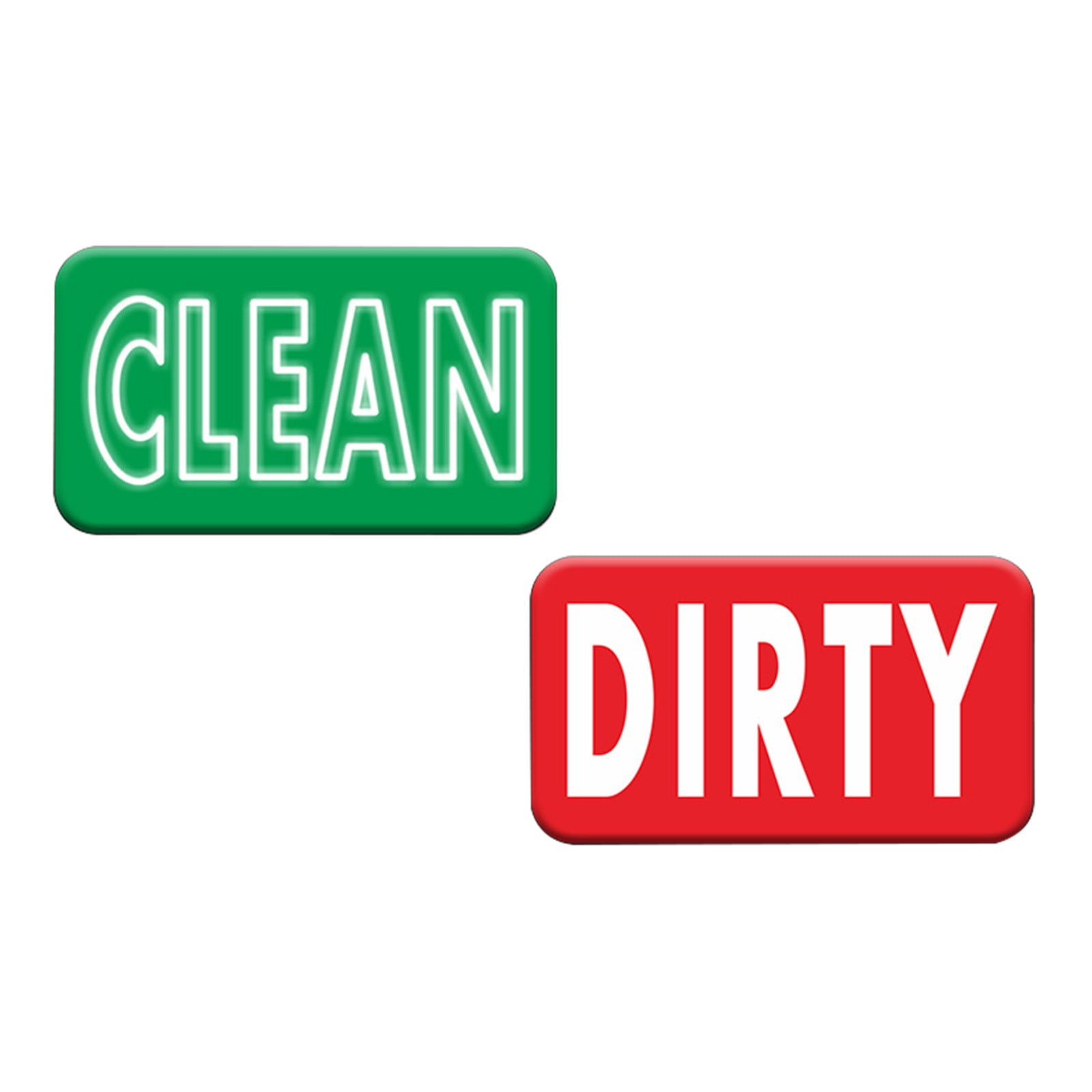 Dishwasher Magnet Clearance, Clean Dirty Sign for Dish Washer ...