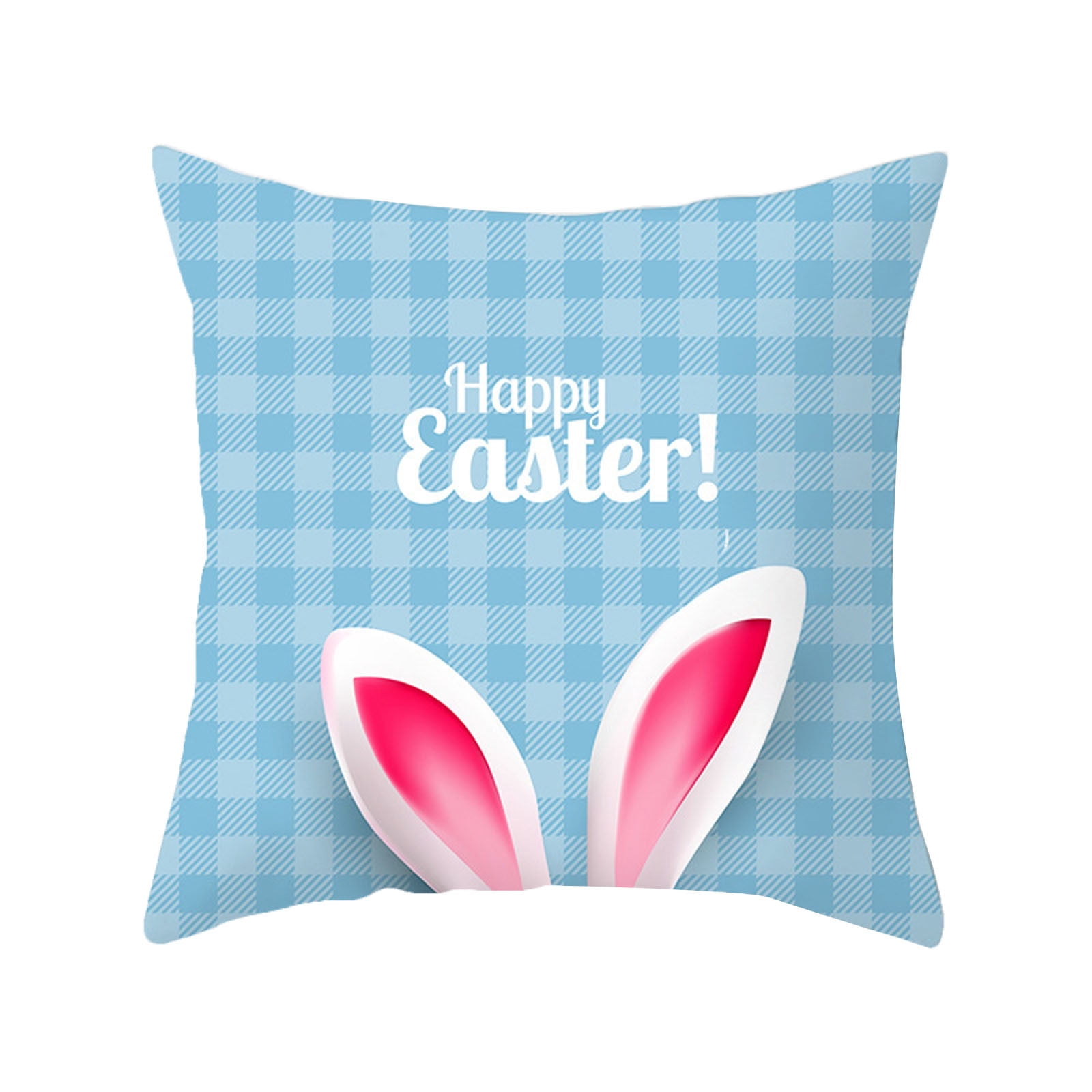 JeashCHAT Easter Pillow Covers 18x18 Easter Pillow Cases Rabbit Bunny ...