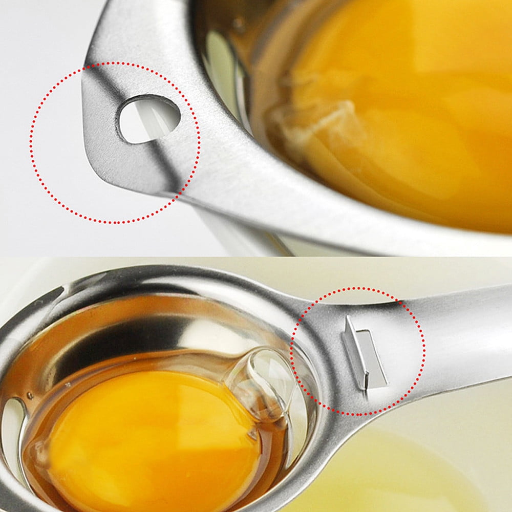 JeashCHAT Egg Separator Egg Yolk White Filter Food Grade Egg Divider ...