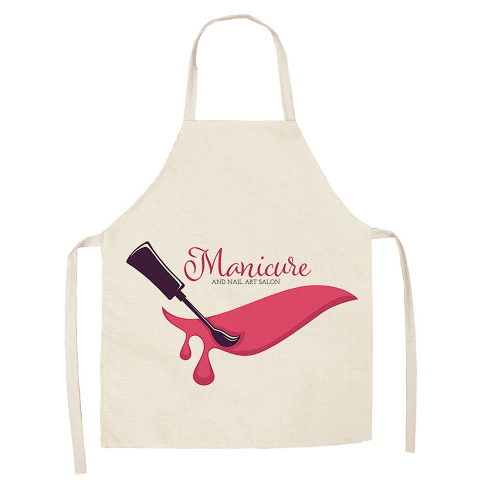 JeashCHAT Girls Apron Cosmetic Theme Cooking Apron Makeup Apron Modern ...