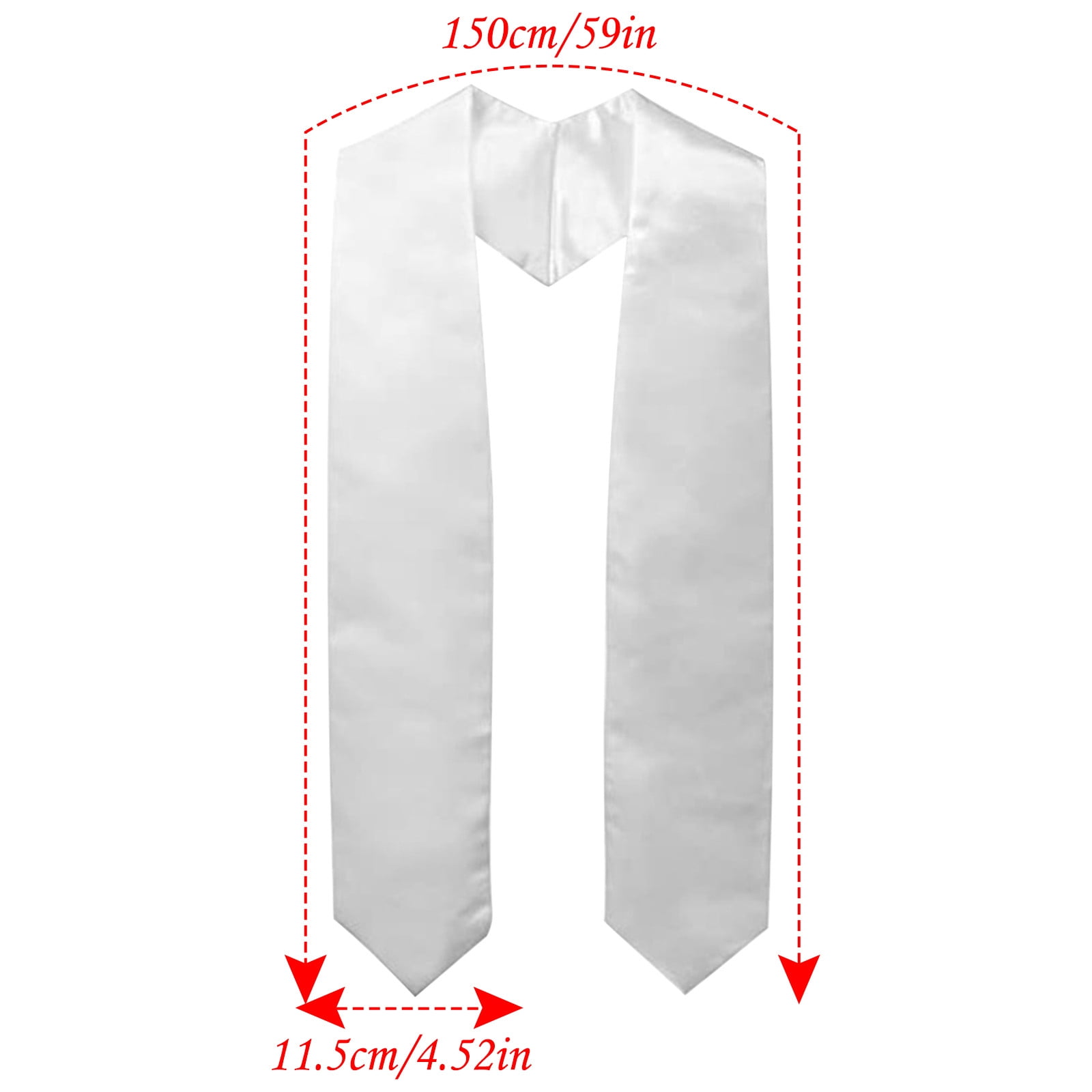 JeashCHAT Graduation Etiquette Belt Sash, White - Walmart.com