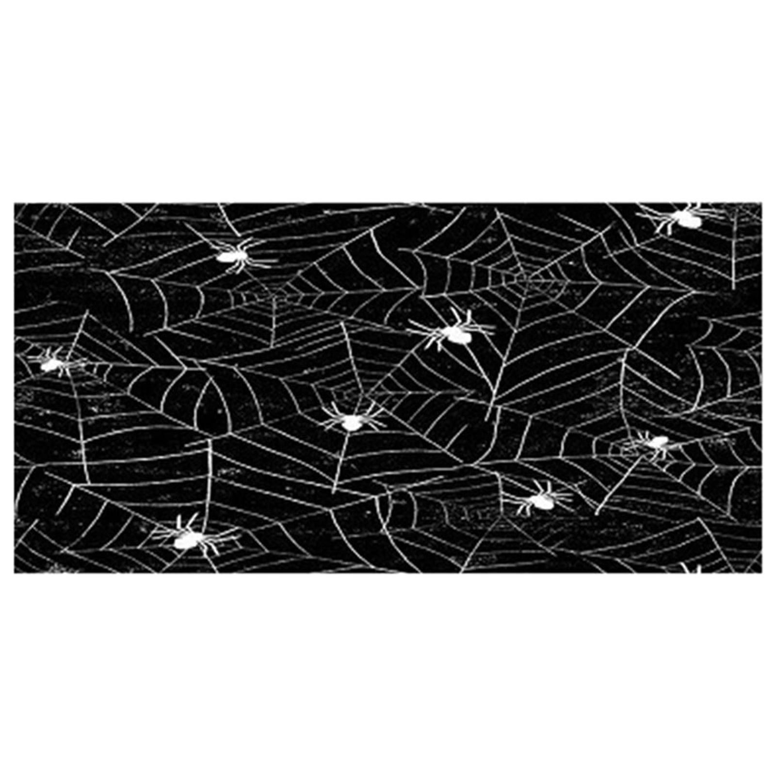 JeashCHAT Halloween Kitchen Mat, Scary Spider and Spider Web Doormat ...