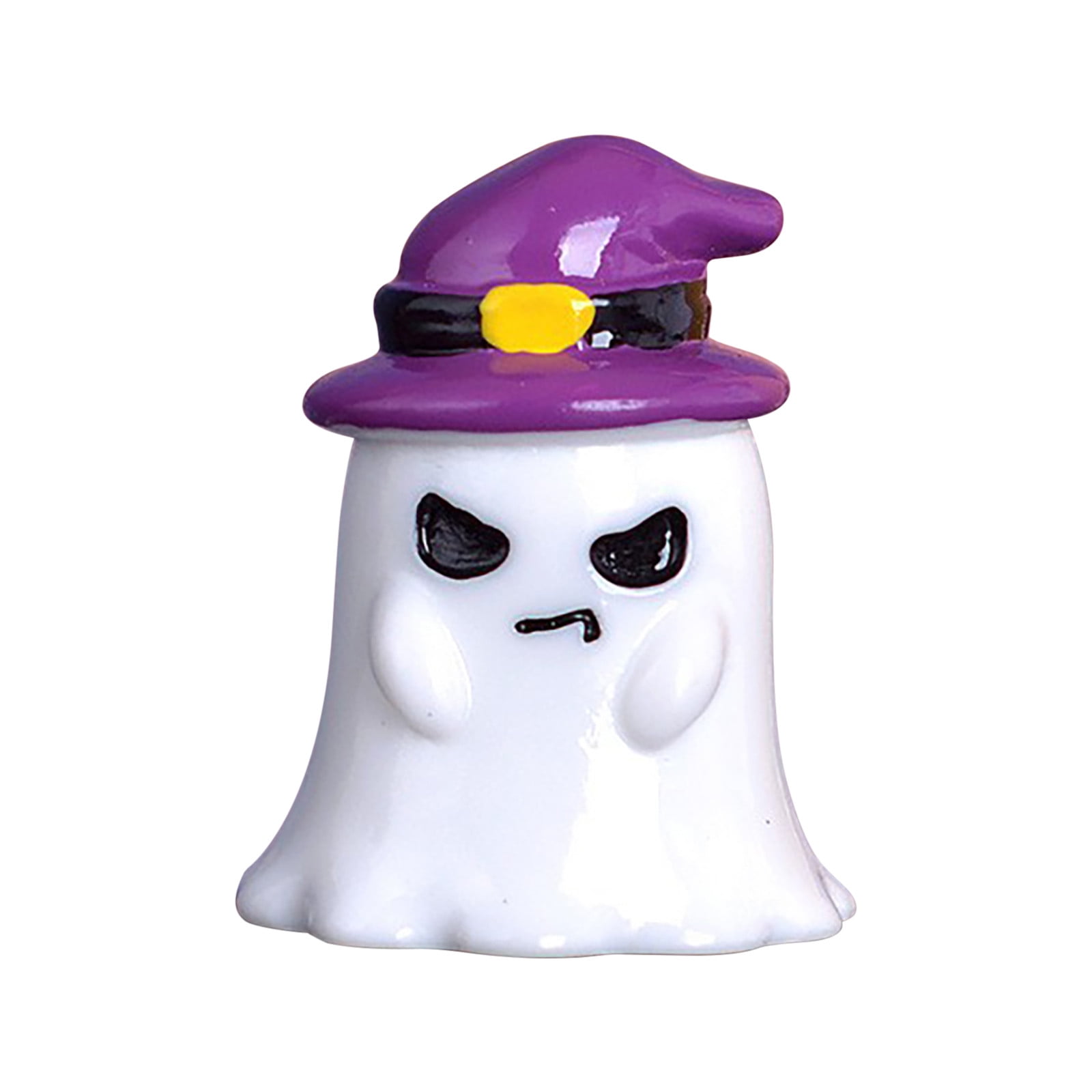 JeashCHAT Halloween Mini Ghost Resin Crafts Garden Statue Cute Ghost ...