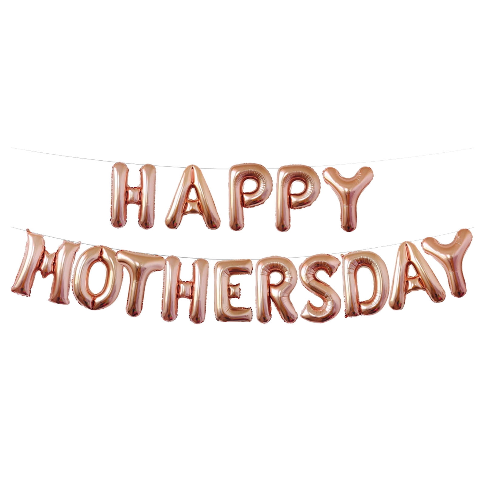 JeashCHAT Happy Mother's Day Balloon Banner Set 16 Inches Letter ...