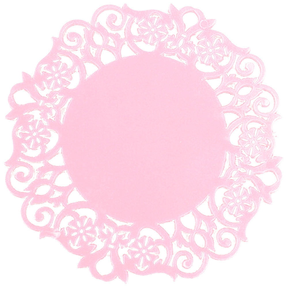 JeashCHAT Lace Flower Doilies Silicone Tea Cup Mats Pad Insulation ...