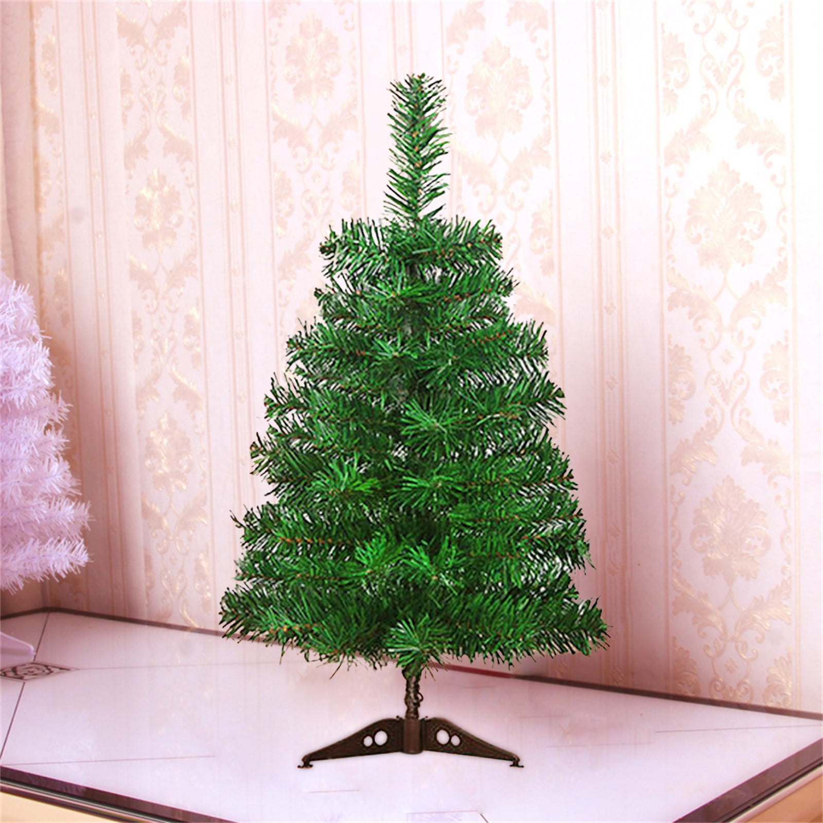 JeashCHAT Mini Christmas Tree Tabletop Christmas Tree 11.8" Artificial ...