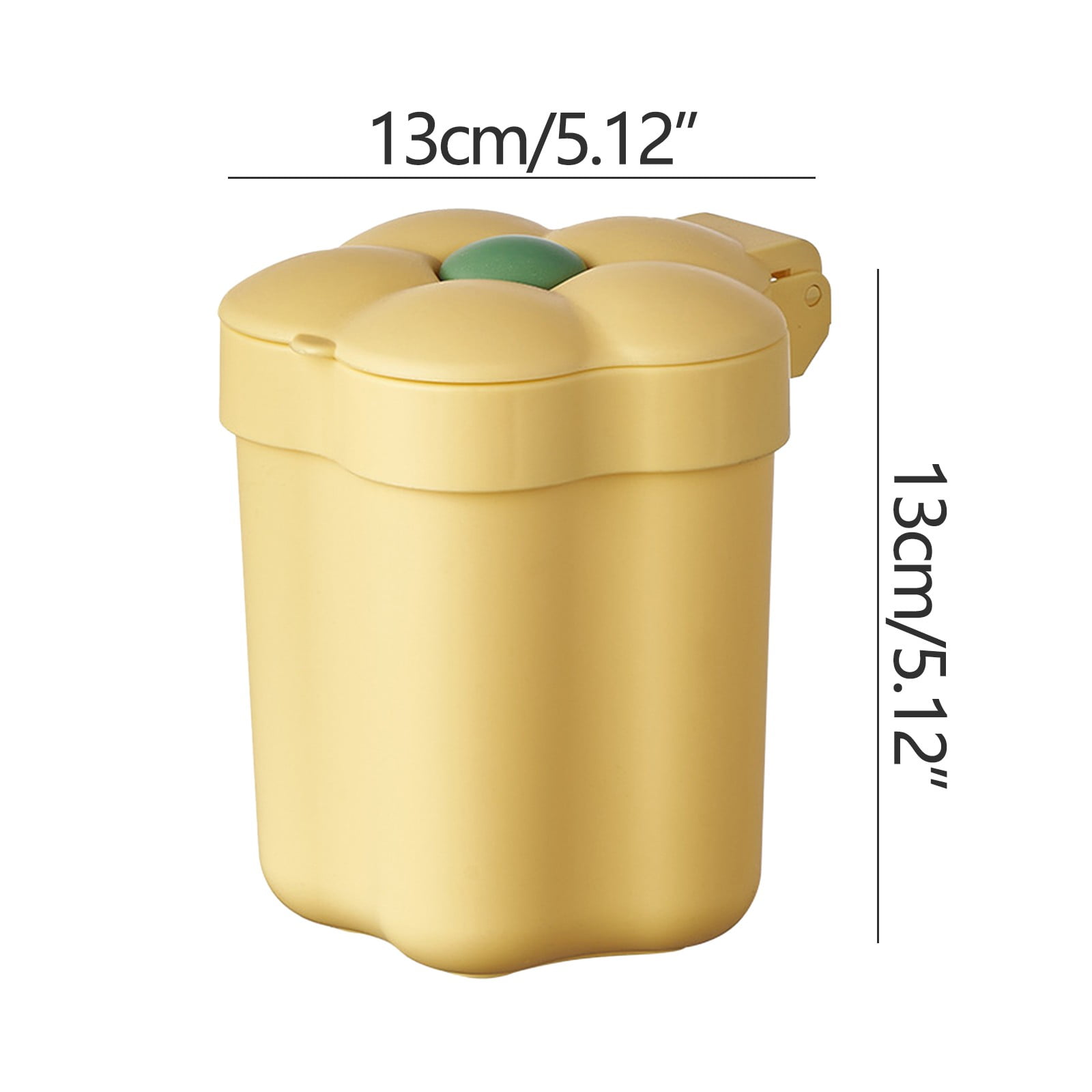 JeashCHAT Mini Desktop Trash Can Cute Small Household Mini Coffee Table ...